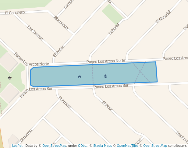 Parque Paseo los Arcos in La Florida | Map and Routes