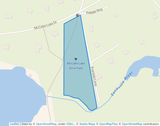 McCabe Lake Drive Park in Mount Uniacke | Map and Routes