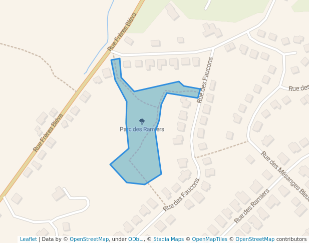 Parc des Ramiers in Namur | Map and Routes