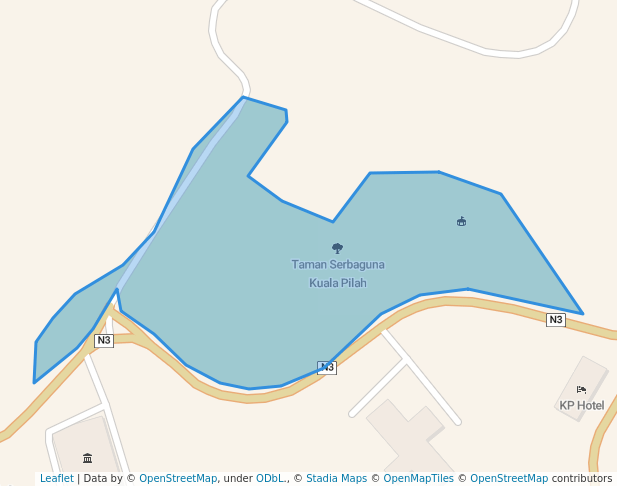 Taman Serbaguna Kuala Pilah in Kuala Pilah | Map and Routes