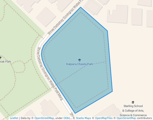 Kalpana Chawla Park in Navi Mumbai | Map and Routes