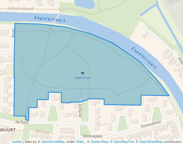 Park Erven in Emmeloord | Map and Routes