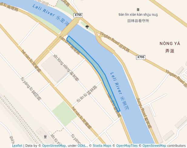 桃花园 in Bai Se Shi | Map and Routes