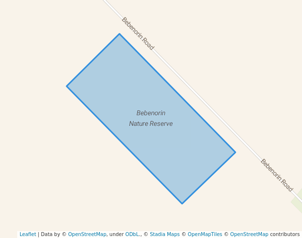 Bebenorin Nature Reserve in Howick | Map and Routes