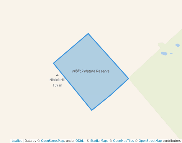 Niblick Nature Reserve in Beaumont | Map and Routes