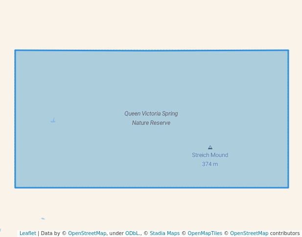 Queen Victoria Spring Nature Reserve in Cundeelee | Map and Routes
