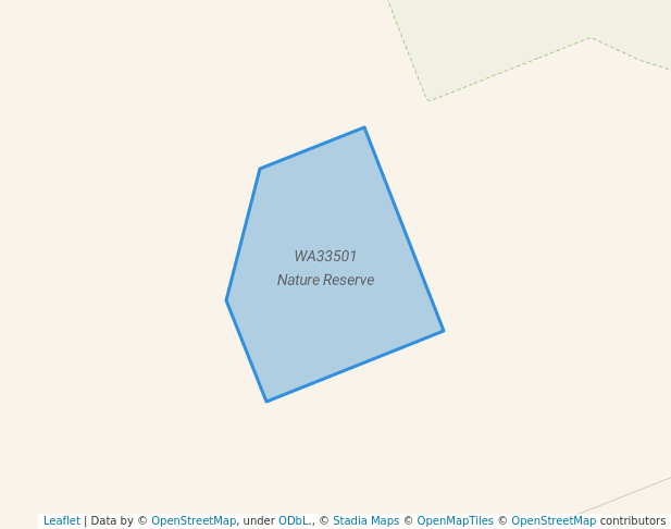 WA33501 Nature Reserve in Salmon Gums | Map and Routes