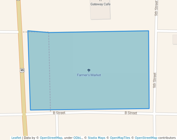 Farmer's Market in Plummer | Map and Routes