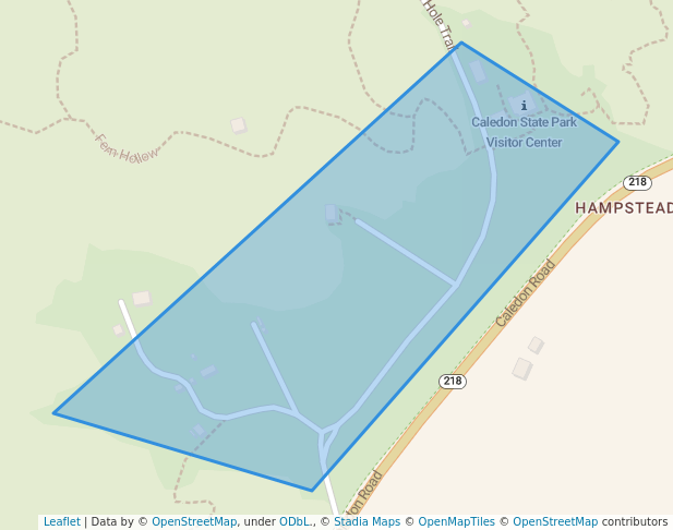 Caledon Park in King George | Map and Routes