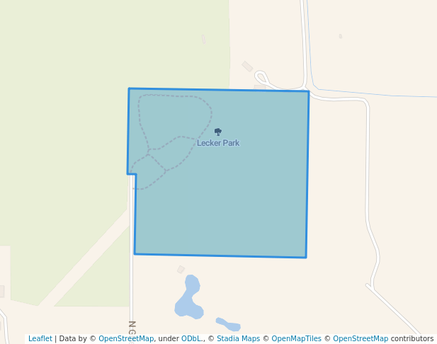 Lecker Park in Appleton | Map and Routes