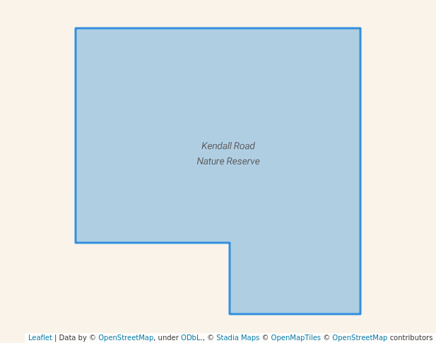 Kendall Road Nature Reserve in Scaddan | Map and Routes
