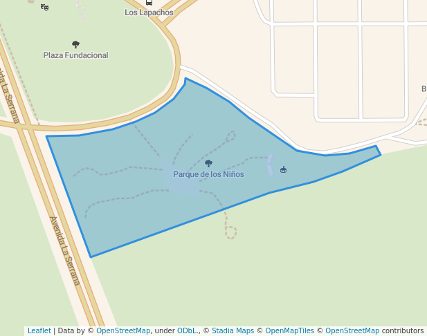 Parque de los Niños in La Punta | Map and Routes