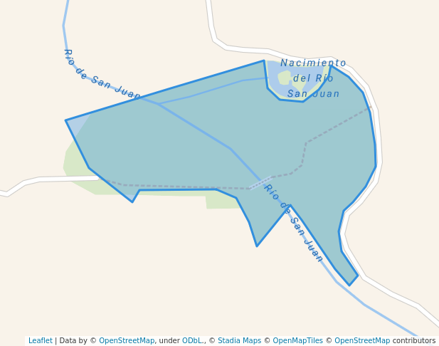 Nacimiento del Río San Juan in Castillo de Locubín | Map and Routes