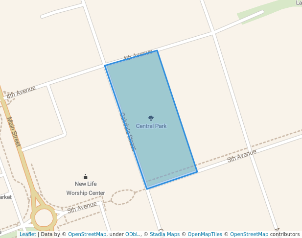 Central Park in Windermere | Map and Routes