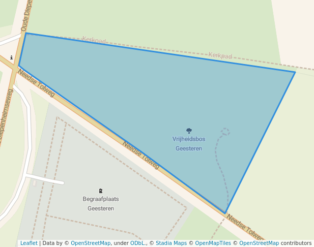 Vrijheidsbos Geesteren in Geesteren | Map and Routes