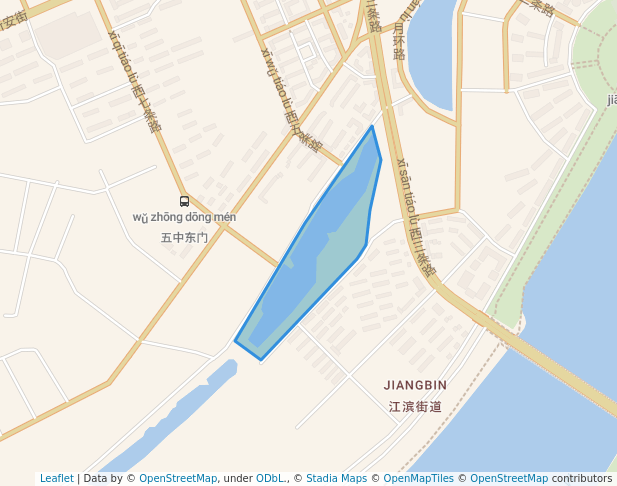 南湖公园 in Mu Dan Jiang Shi | Map and Routes
