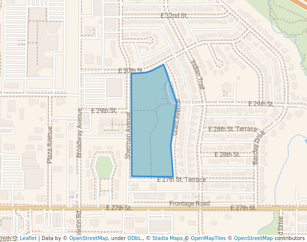 Aubel Bickle Park in Hays | Map and Routes
