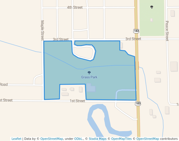 Grass Park in La Crosse | Map and Routes