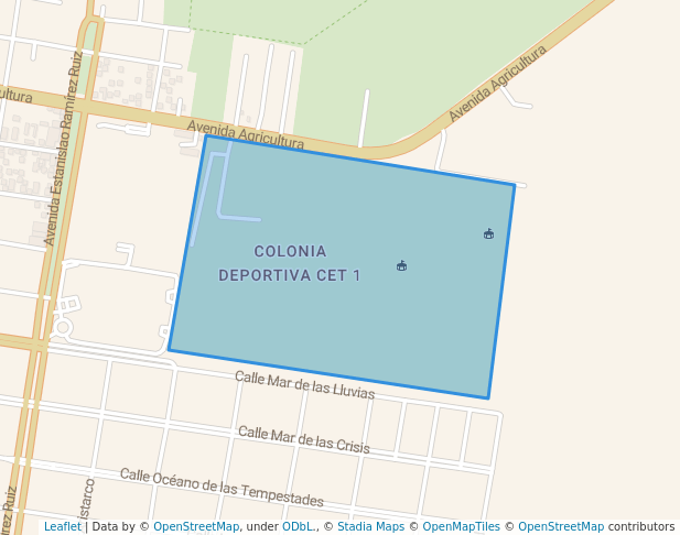 Parque deportiva CET 1 in Ciudad de México | Map and Routes