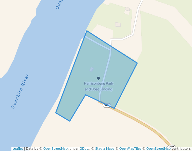 Harrisonburg Park and Boat Landing in Harrisonburg | Map and Routes