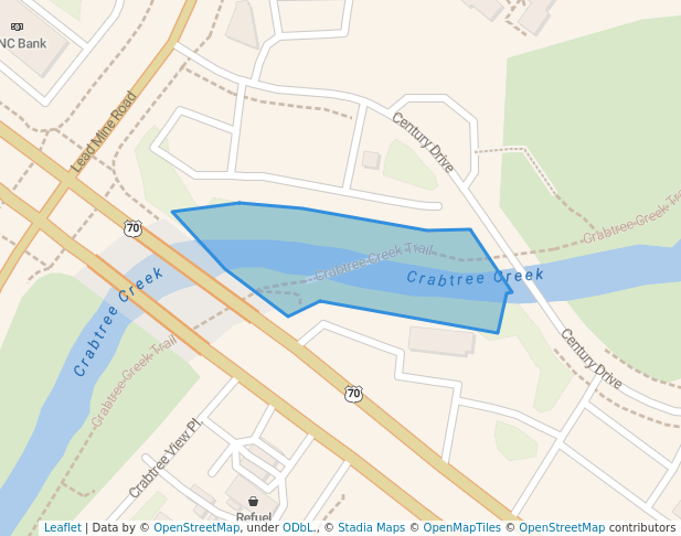 Crabtree Valley Trail in Raleigh | Map and Routes