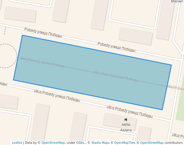 аллея Победы in Asbest | Map and Routes