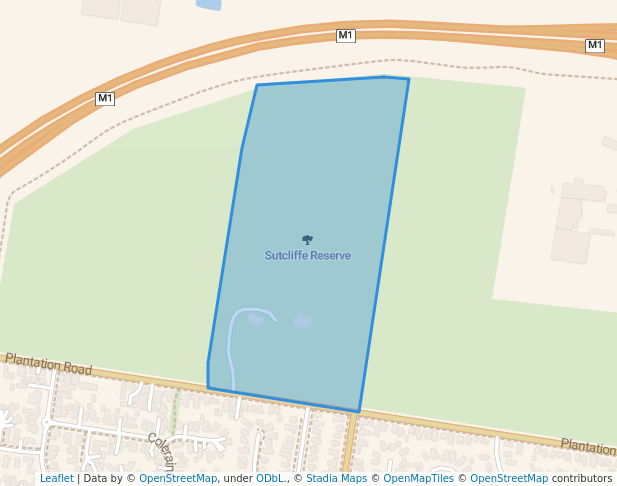 Sutcliffe Reserve in Corio | Map and Routes