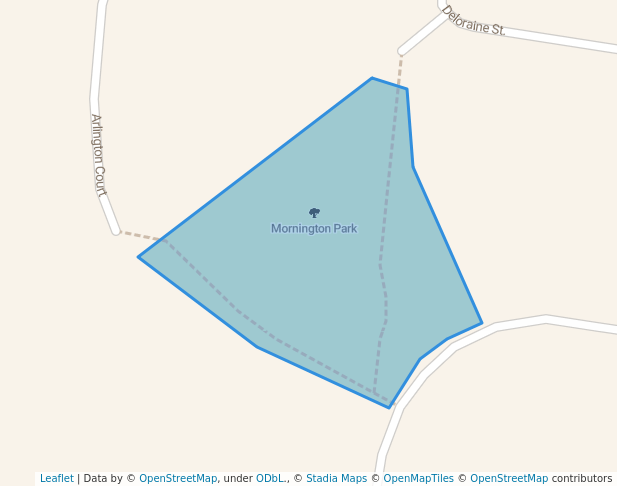 Mornington Park in Thuringowa Central | Map and Routes