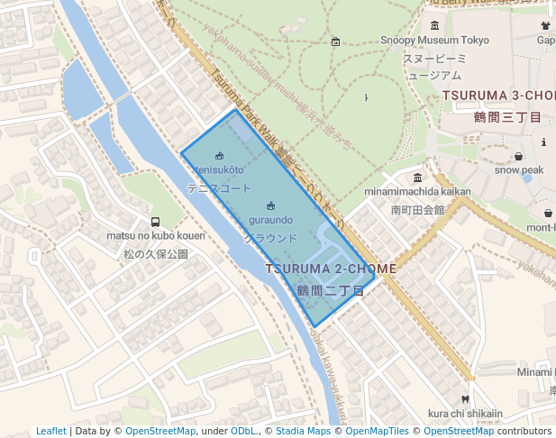 Tsuruma Park in Yamato | Map and Routes