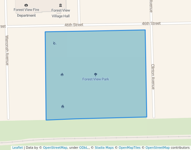 Forest View Park in Forest View | Map and Routes