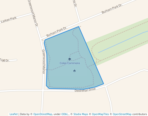 Coles Commons in Cypress | Map and Routes