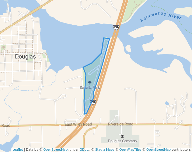 Schultz Park in Douglas | Map and Routes