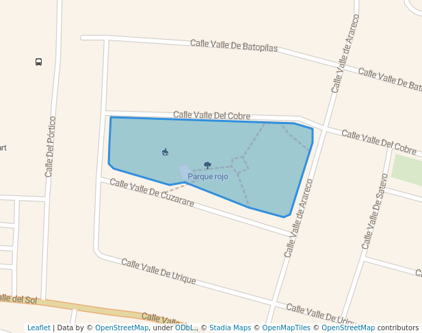 Parque rojo in Ciudad Juárez | Map and Routes