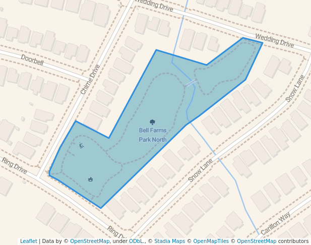 Bell Farms Park North in Manor | Map and Routes