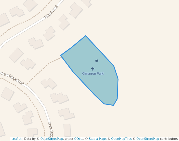 Cimarron Park in St. Cloud | Map and Routes