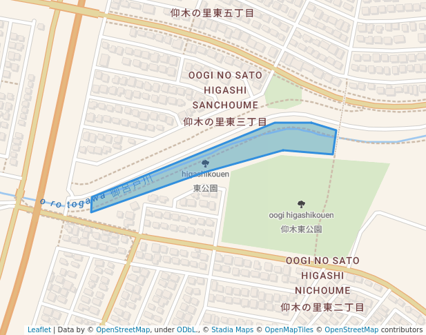 東公園 in Otsu | Map and Routes