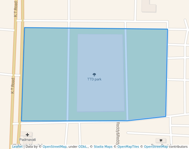 TTD park in Tirupati | Map and Routes