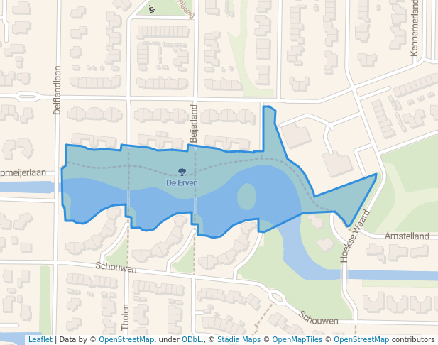 De Erven in Emmeloord | Map and Routes