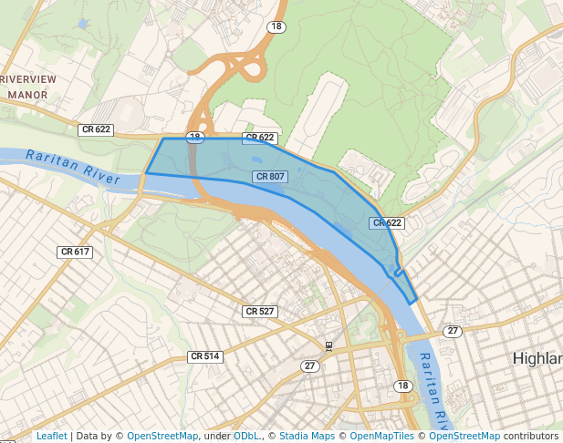 Johnson Park in Piscataway | Map and Routes