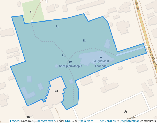 Speelplein Joepla in Lochristi | Map and Routes