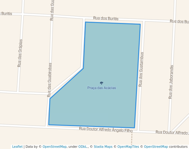 Praça das Acácias in Canoas | Map and Routes