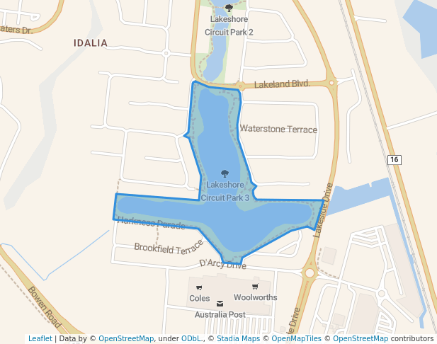 Lakeshore Circuit Park 3 in Idalia | Map and Routes