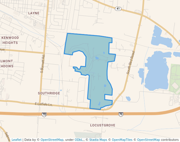 New Reid Park in Springfield | Map and Routes
