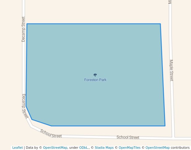 Foreston Park in Foreston | Map and Routes