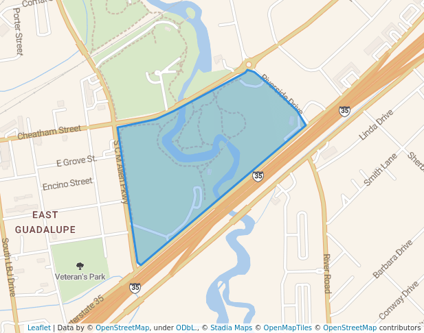 Ramon Lucio Park in San Marcos | Map and Routes