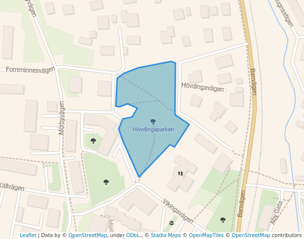 Hövdingaparken in Vallentuna | Map and Routes