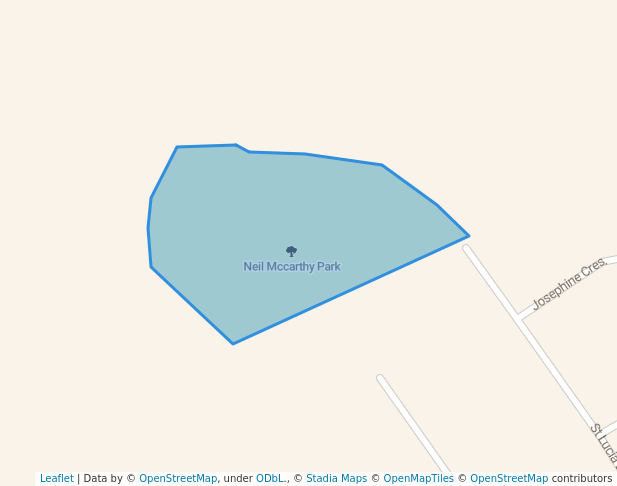 Neil Mccarthy Park in Rasmussen | Map and Routes