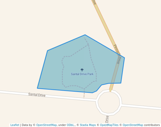 Santal Drive Park in Rasmussen | Map and Routes