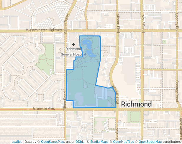 Minoru Park in Richmond | Map and Routes