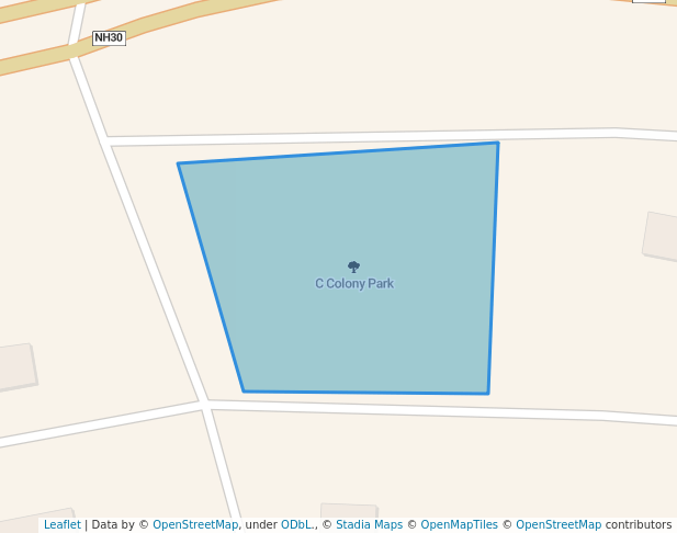 C Colony Park in Palwancha | Map and Routes